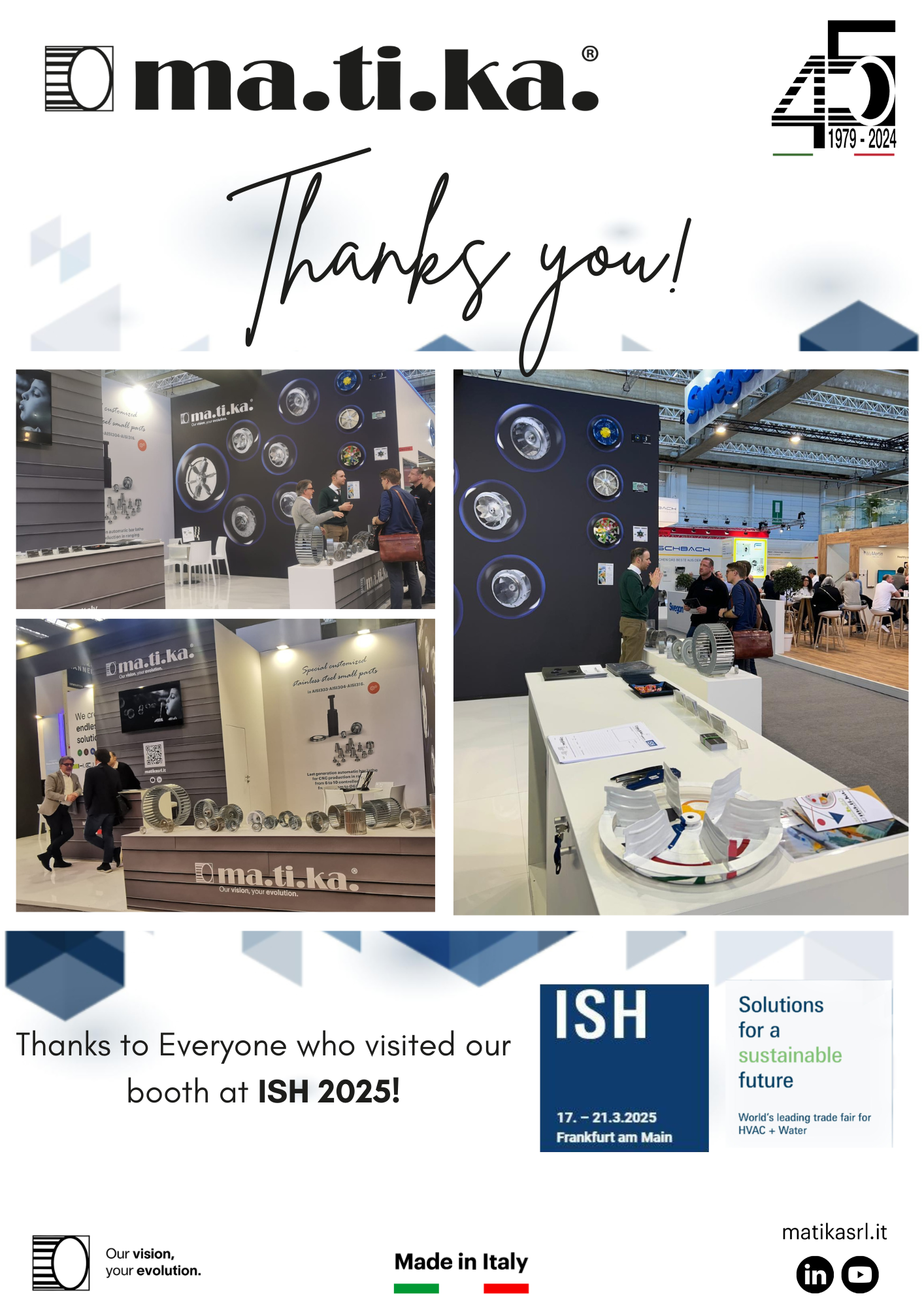 Ma.ti.ka. srl at ISH 2025 - Ma.ti.ka